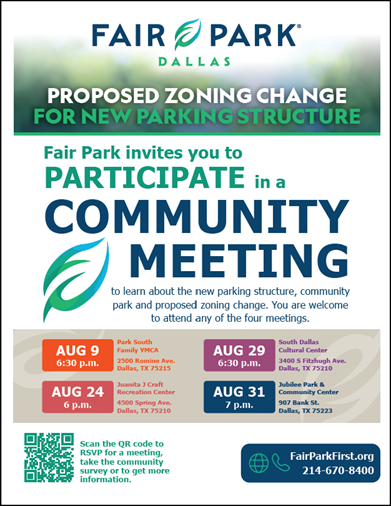 Fair Park Community Meeting – Dallas Free Press