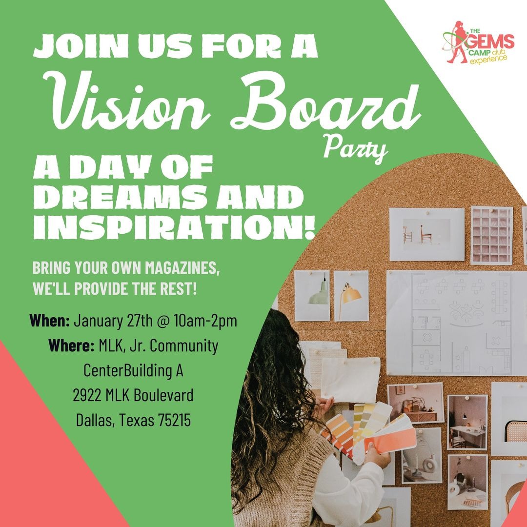 GEMS Camp Vision Board Party – Dallas Free Press