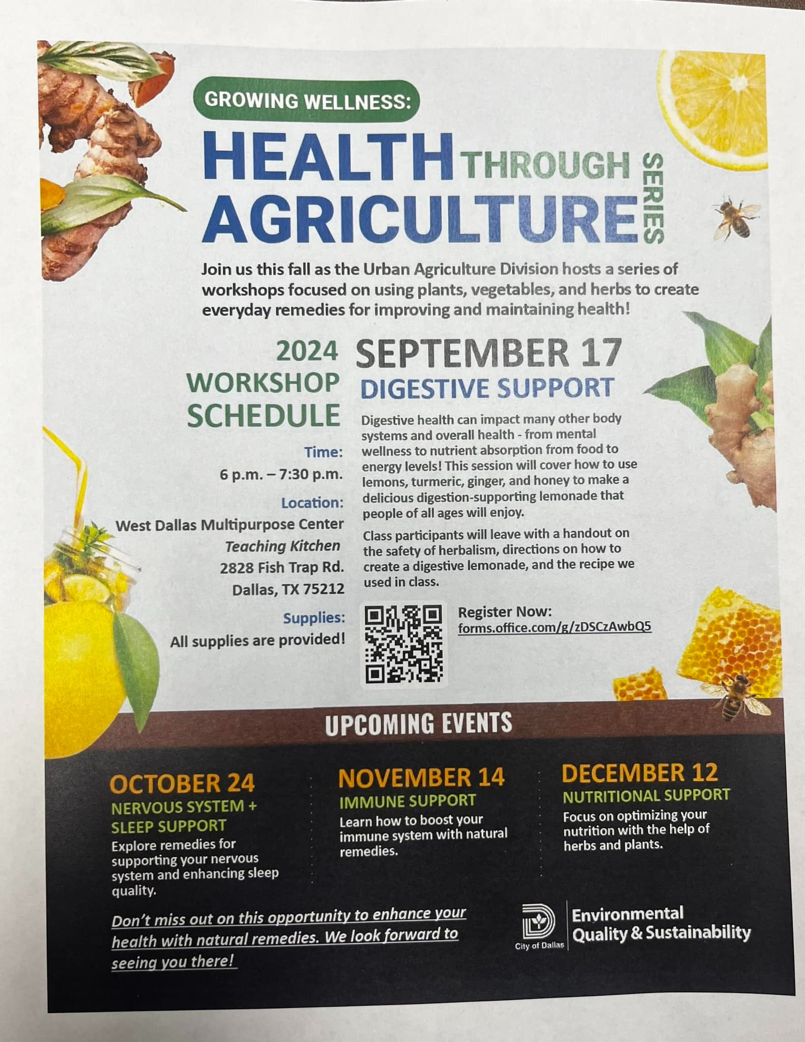 Growing Wellness: Health Through Agriculture Series – Dallas Free Press
