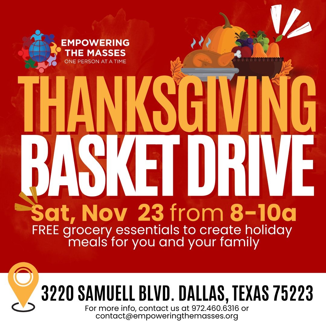 Thanksgiving Basket Drive – Dallas Free Press