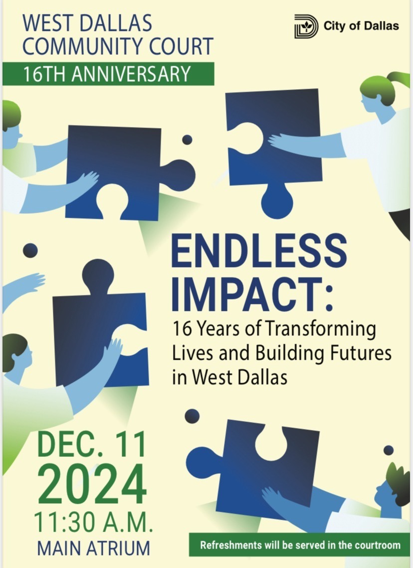 West Dallas Community Court 16th Anniversary – Dallas Free Press
