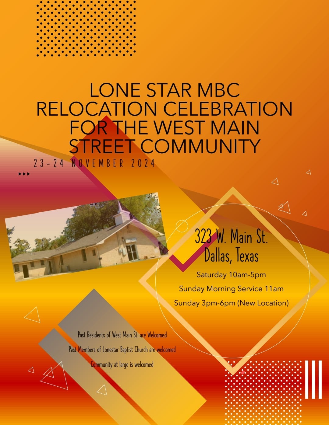 Lone Star MBC Relocation Celebration – Dallas Free Press