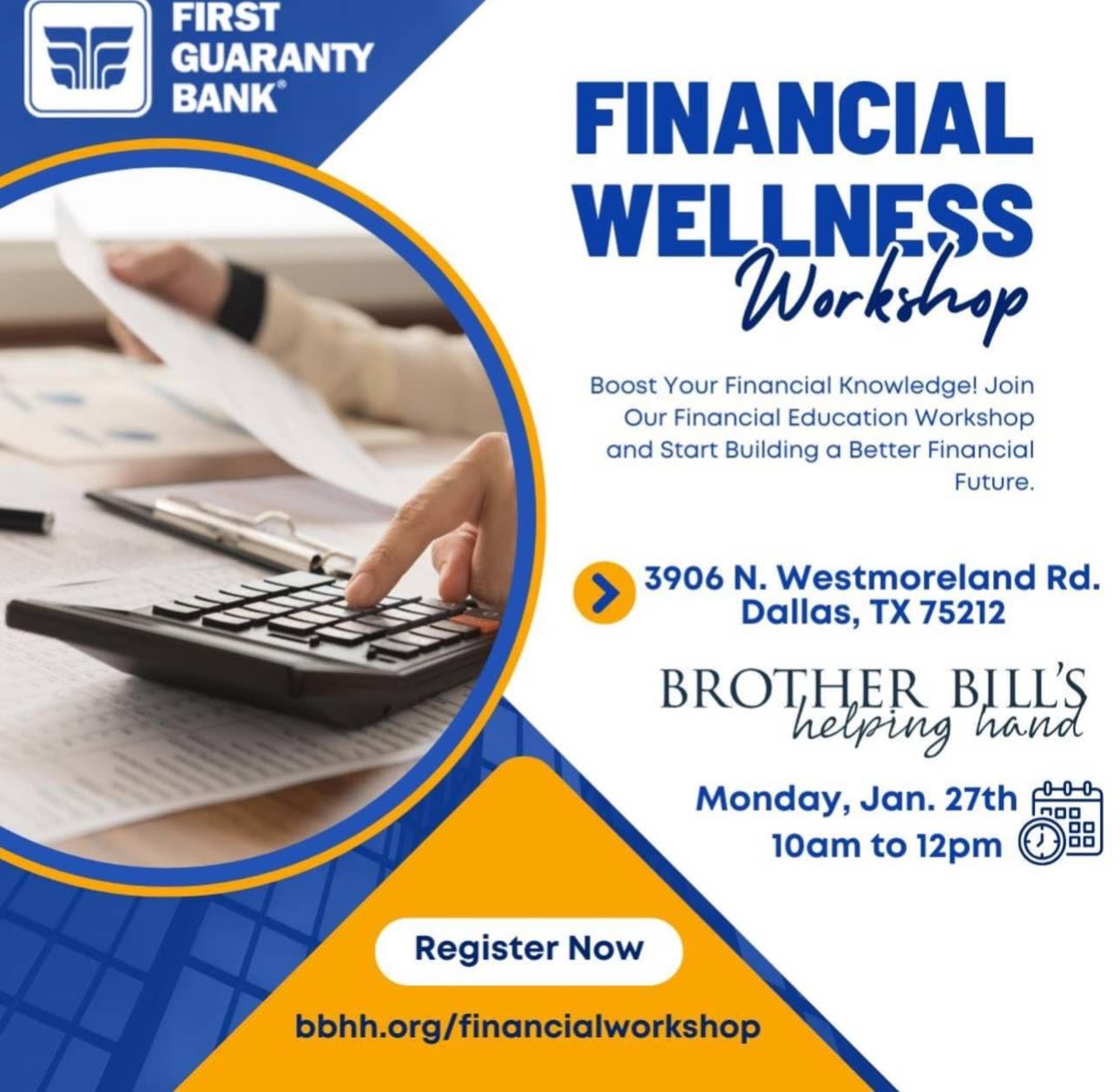 Financial Wellness Workshop – Dallas Free Press